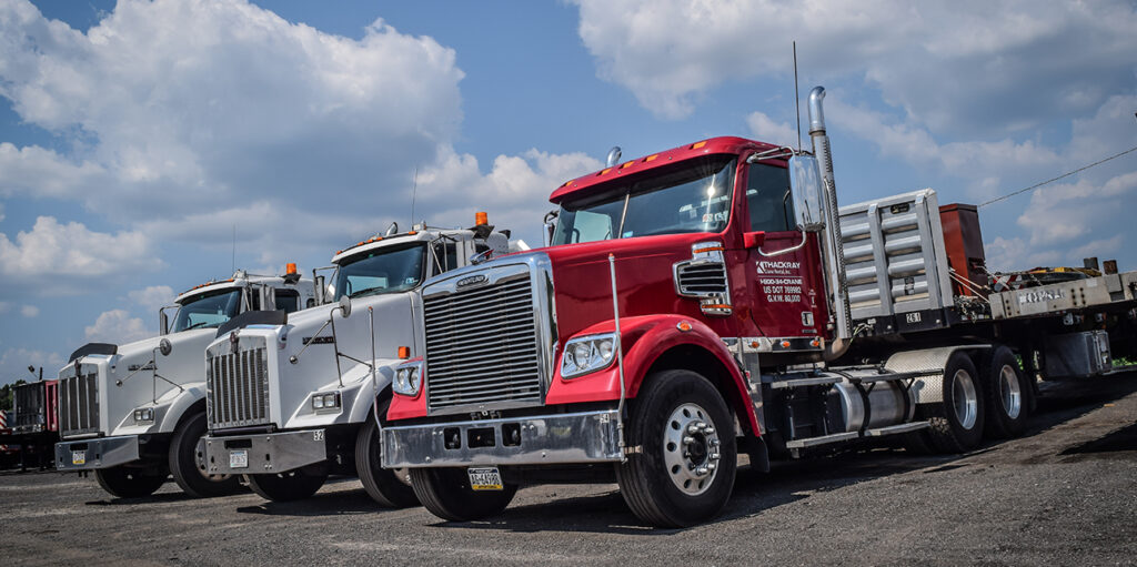 Heavy Equipment Trucking & Transport | Thackray Crane Philly