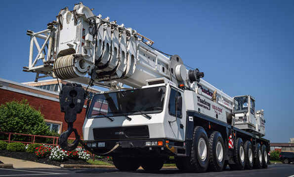 Philadelphia All Terrain Crane: Truck Mounted Mobile Crane Rental